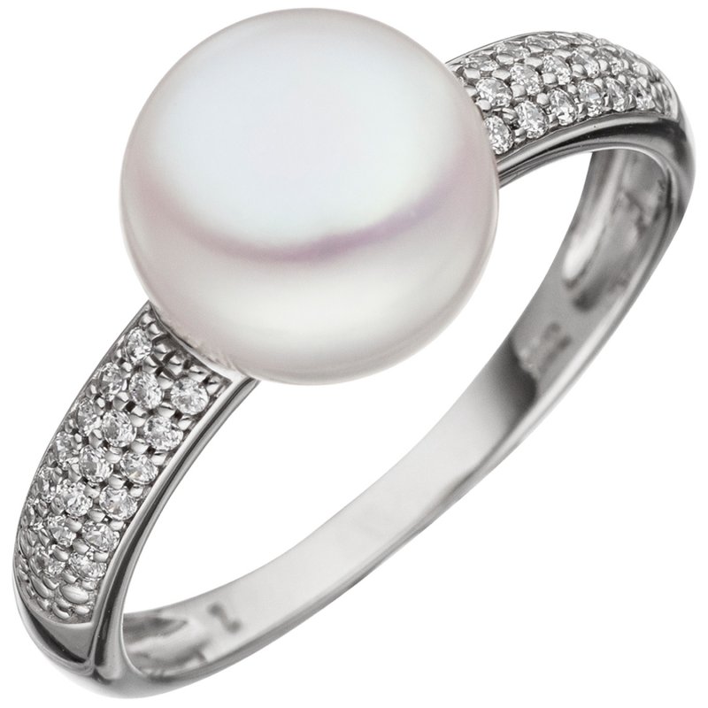 Goldener Ring Mit Perle